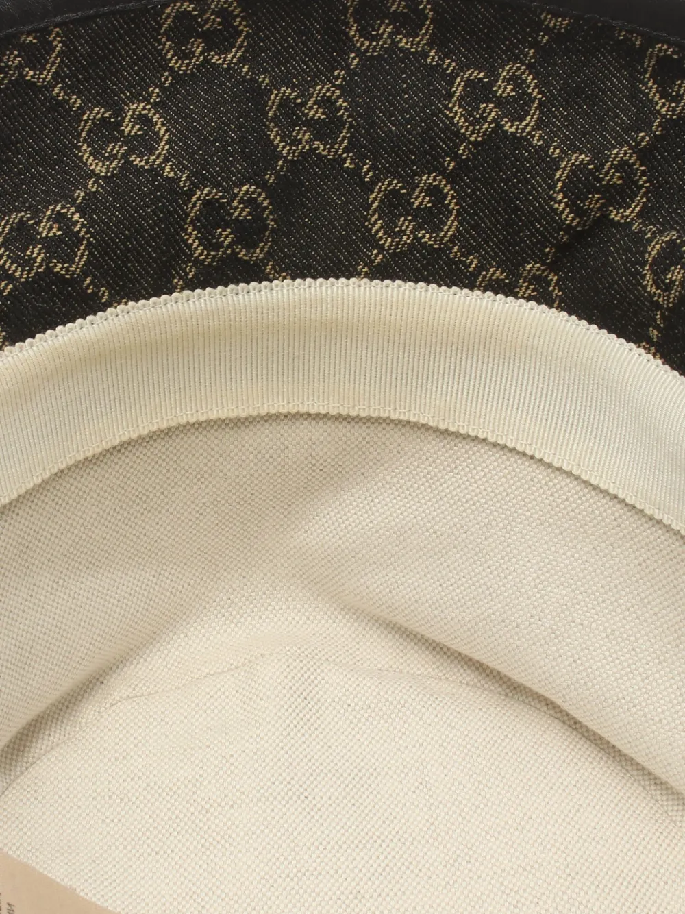 Gucci Pre-Owned 2000s GG Denim Bucket Hat | Black | FARFETCH UK