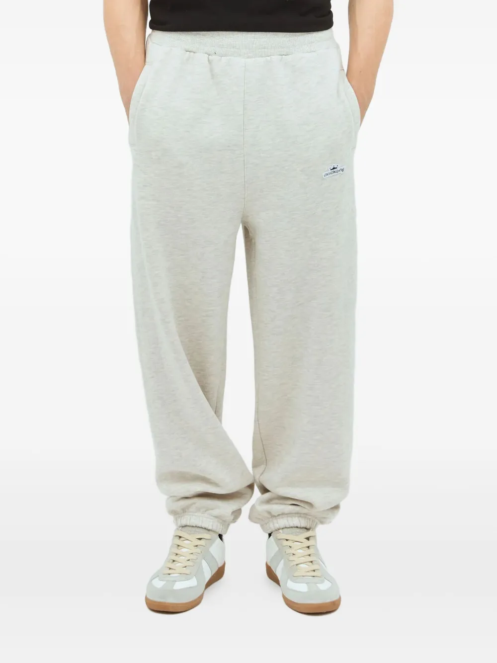 Awake Ny Crown Logo-appliqué Track Pants In Grey | ModeSens