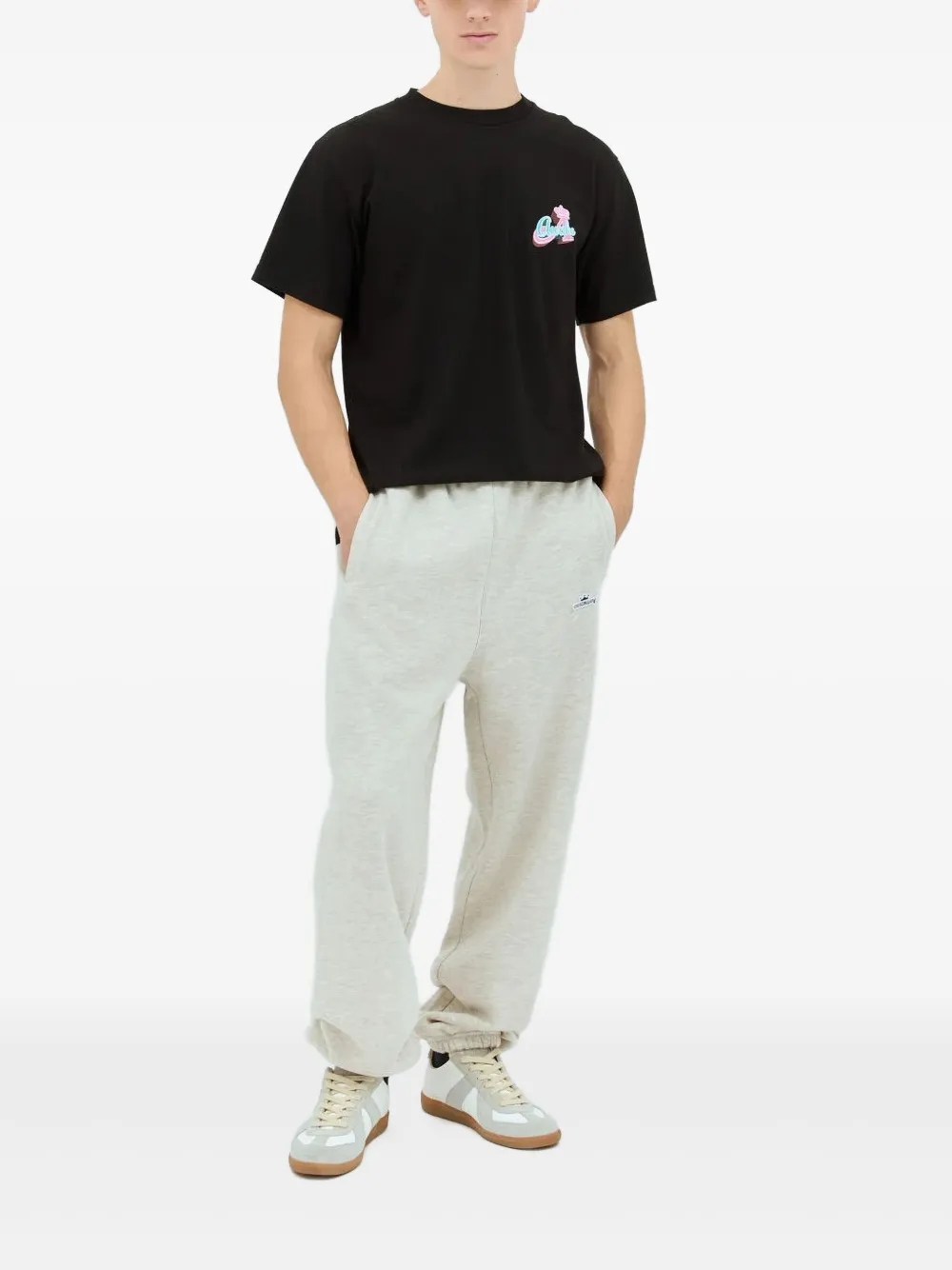 Awake Ny Crown Logo-appliqué Track Pants In Grey | ModeSens