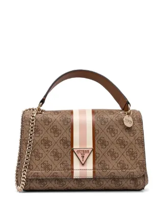 GUESS USA Monogram Shoulder Bag | Brown | FARFETCH