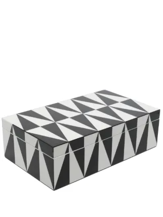 Jonathan Adler Medium Op Art Box (7.5cm x 15cm) | Black | FARFETCH
