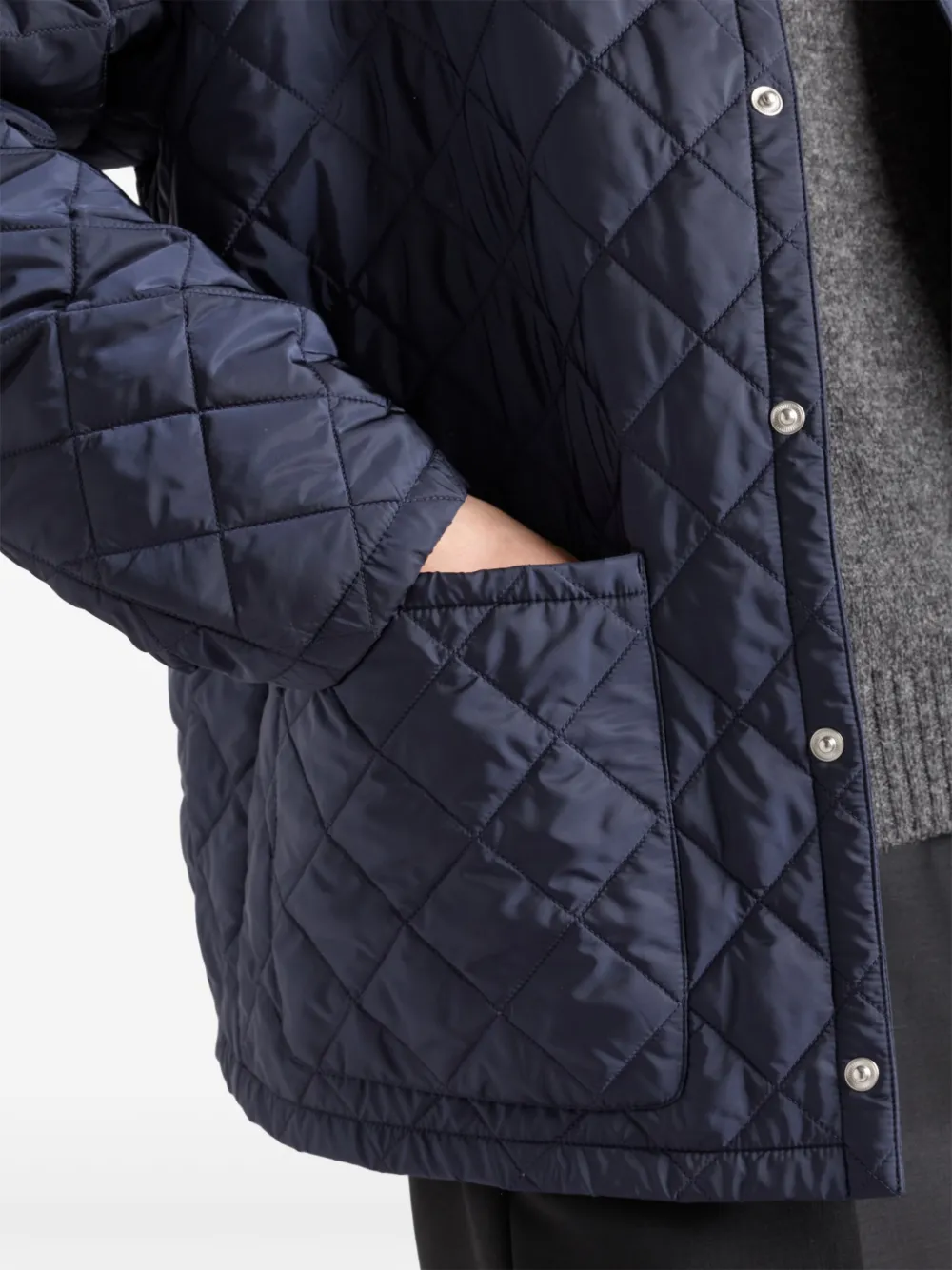 Prada Quilted Jacket | Blue | FARFETCH