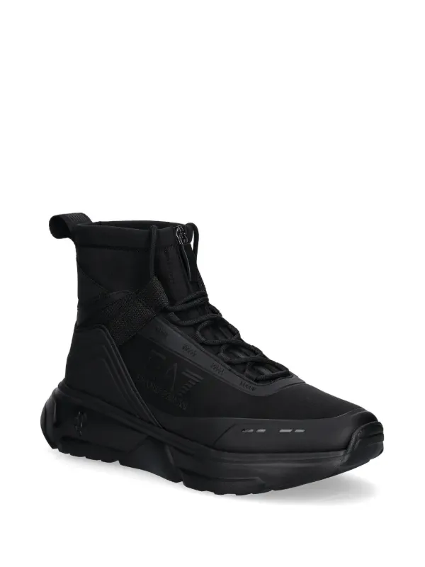 Ea7 Emporio Armani 7.0 high top Sneakers Black FARFETCH IN