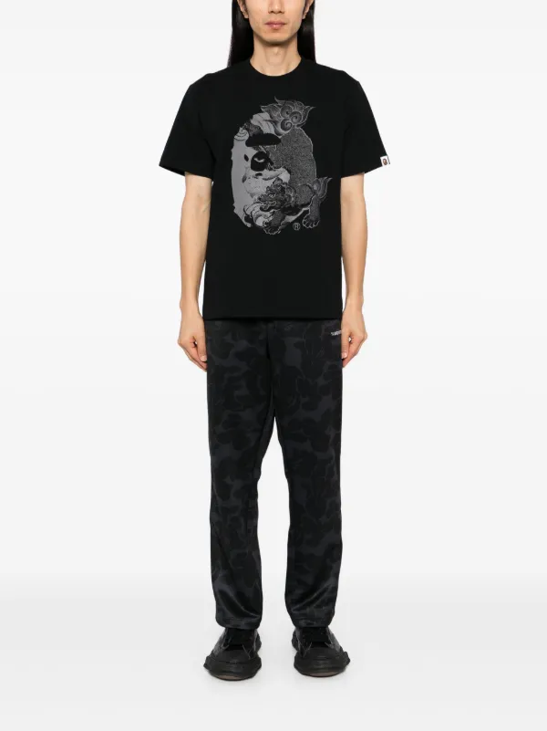 A BATHING APE® Japanese Tattoo Big Ape Head T-shirt | Black A BATHING APE® Japanese Tattoo Big Ape Head T-shirt | Black