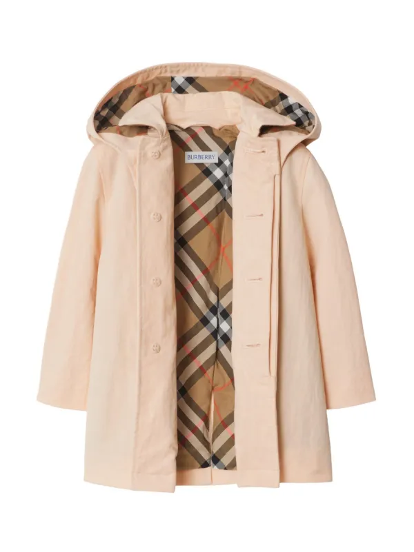 Burberry coat kids pink store
