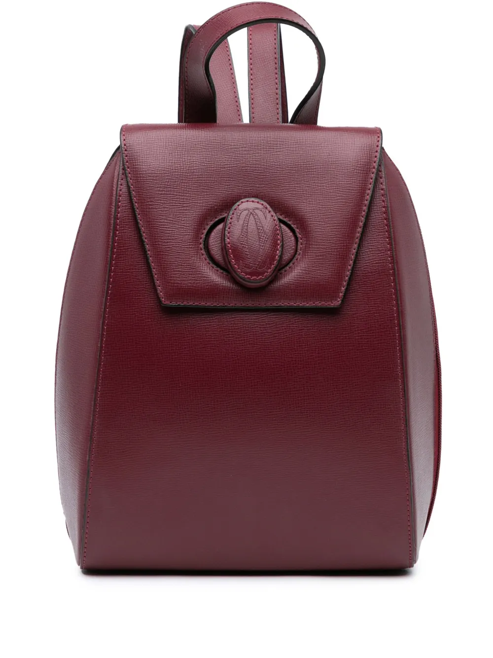 Cartier 20th Century Must De Cartier Leather Backpack | Red | FARFETCH