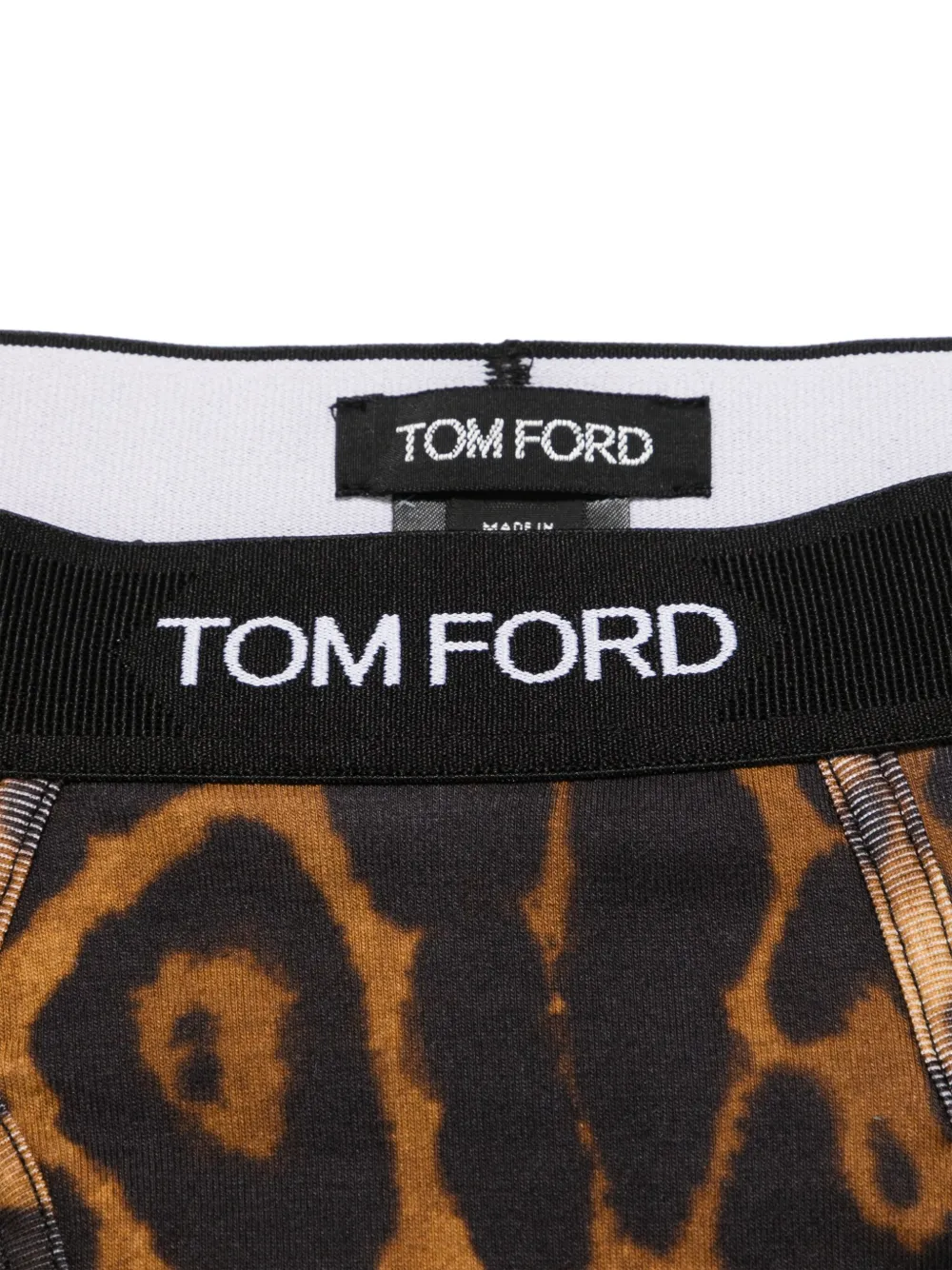Tom Ford Leopard Print Briefs Brown Farfetch
