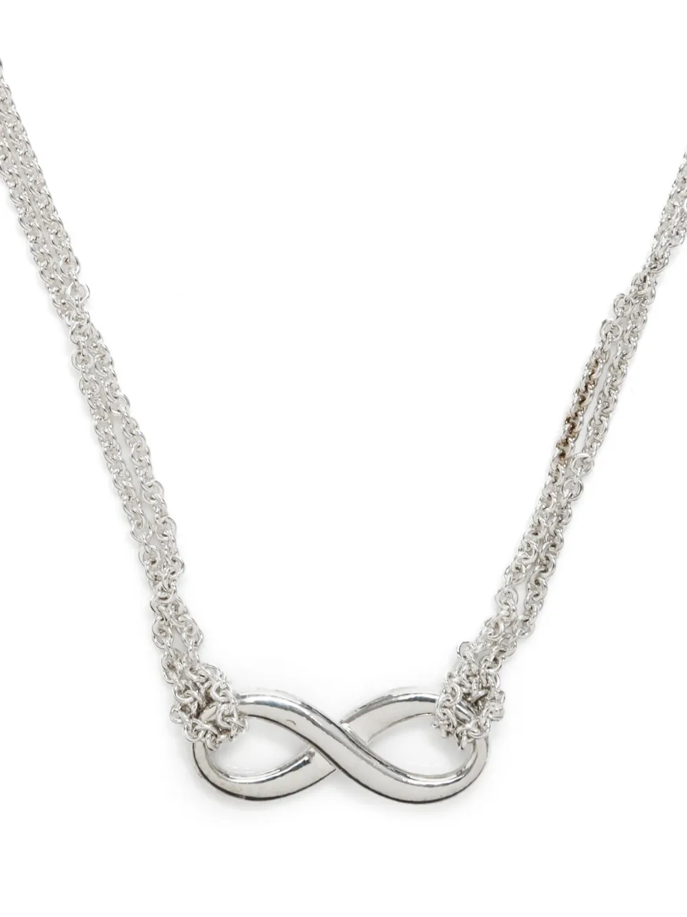 Tiffany & Co. Pre-Owned 2000s Infinity Double Chain Necklace | Silver ...