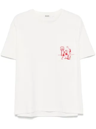 BODE 자수 후프 티셔츠 | 화이트 | FARFETCH KR