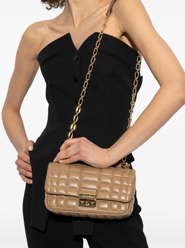 Michael Michael Kors Tribeca Shoulder Bag Brown FARFETCH CA
