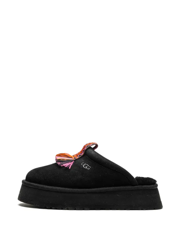 Black and red ugg slippers store