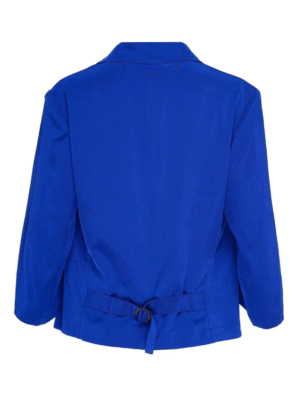 Y's double-breasted Button Jacket | Blue | FARFETCH UK
