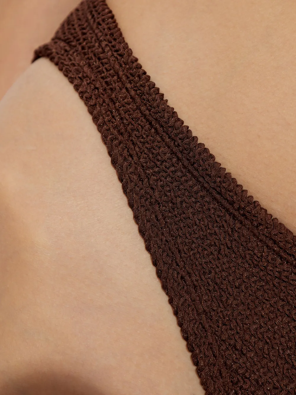 Hunza G Phoebe Bikini Set | Brown | FARFETCH