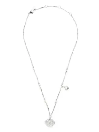 Christian Dior Pre-Owned 2000s Crown Necklace | Silver | FARFETCH