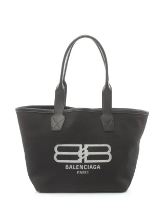 Balenciaga Pre-Owned 2010s Cities Paris Jumbo Tote Bag | Black | FARFETCH