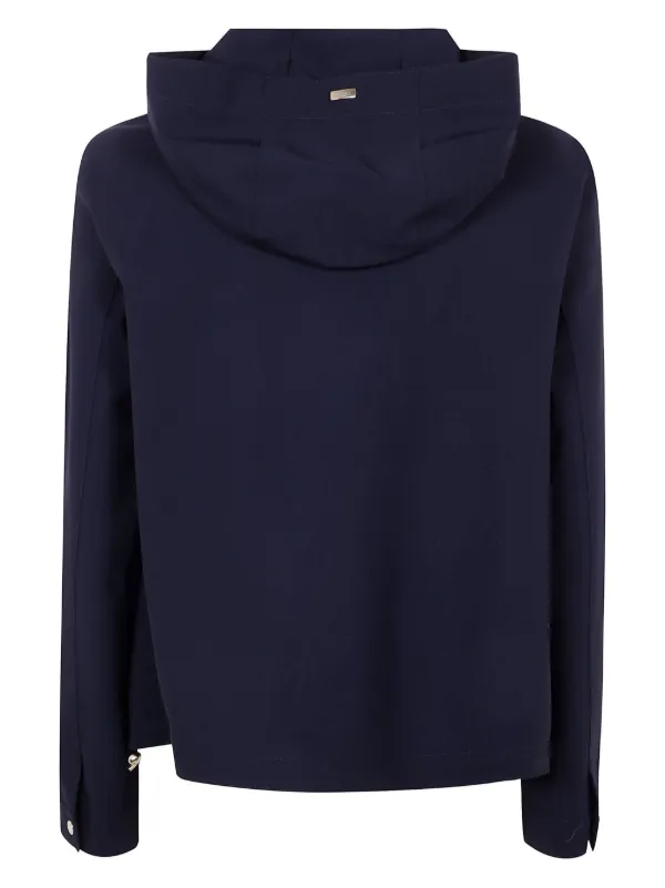 Herno ジップアップ フーデッドジャケット | ブルー | FARFETCH JP Herno ジップアップ フーデッドジャケット | ブルー | FARFETCH JP