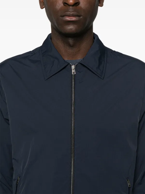 Herno classic-collar Shirt Jacket | Blue | FARFETCH Herno classic-collar Shirt Jacket | Blue | FARFETCH