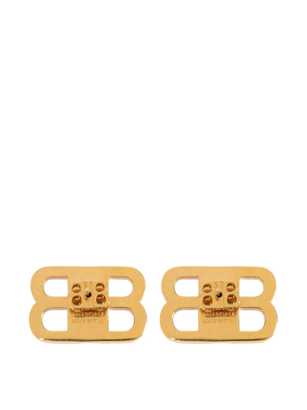 Balenciaga BB Earrings | Gold | FARFETCH Balenciaga BB Earrings | Gold | FARFETCH