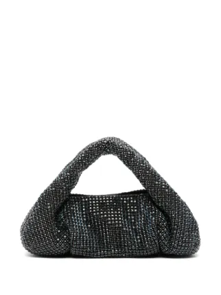 Stuart Weitzman Mini Moda Shine Tote Bag | Blue | FARFETCH