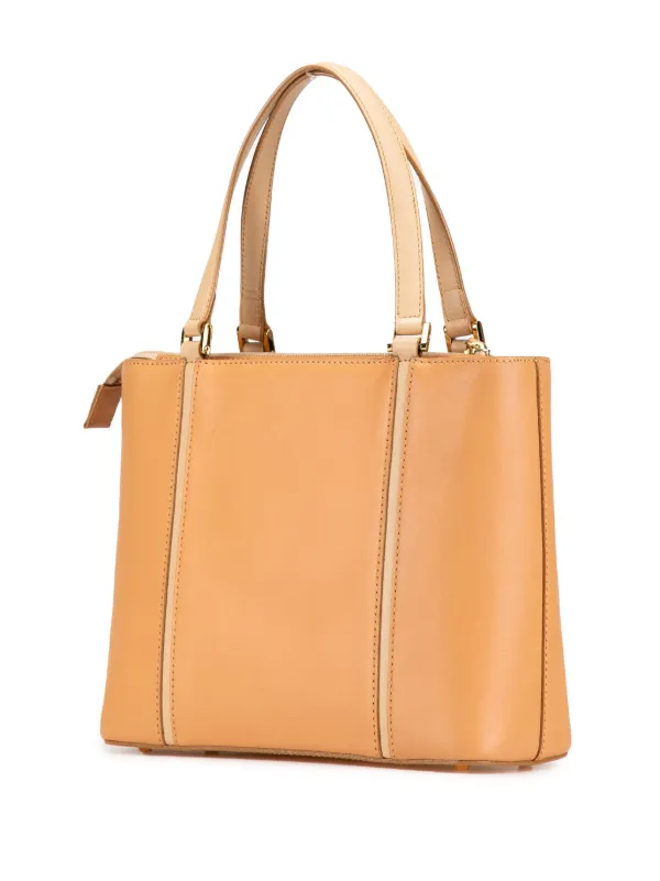Burberry Pre Owned 2000 2017 Leather Handbag Brown FARFETCH