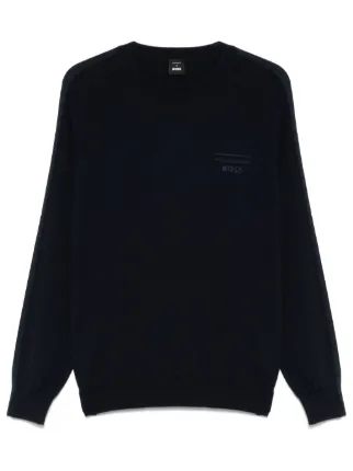 BOSS x Porsche Wool Sweater | Blue | FARFETCH UK