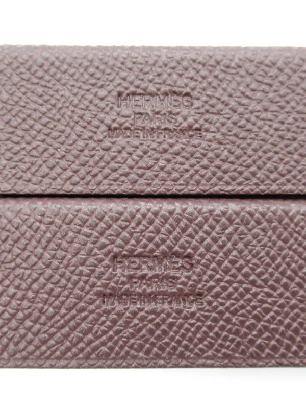 Hermes Pre Owned 2021 Epsom Leather Straps Brown FARFETCH UK