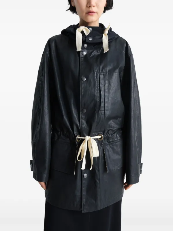 LEMAIRE Hooded Parka | Black | FARFETCH LEMAIRE Hooded Parka | Black | FARFETCH