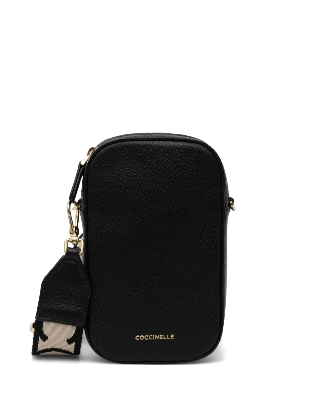 Coccinelle logo-lettering Crossbody Bag | Black | FARFETCH AU