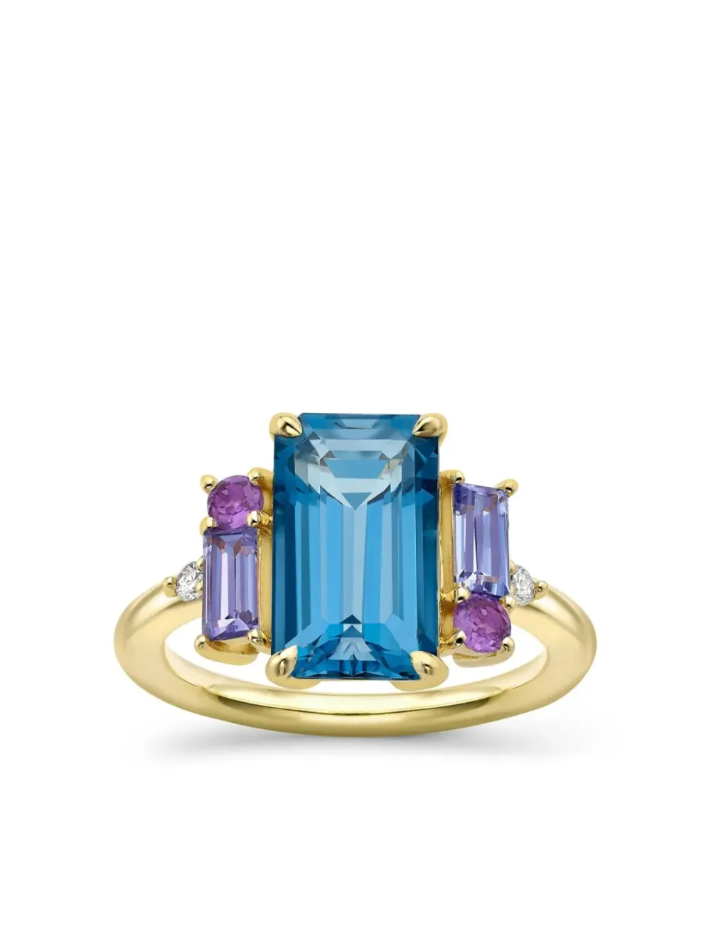 Dinny Hall 9K Yellow Gold Charli multi-stone Ring | Gold | FARFETCH UK