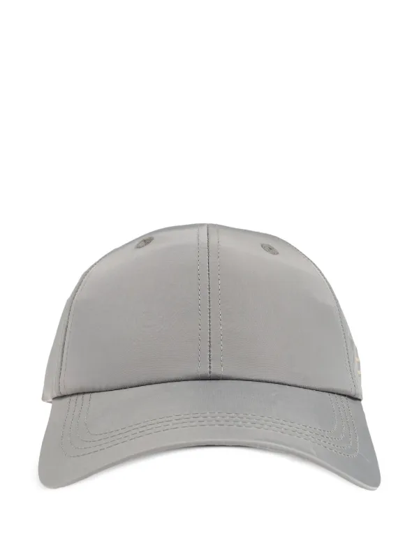 Ea7 Emporio Armani logo tag Baseball Cap Grey FARFETCH