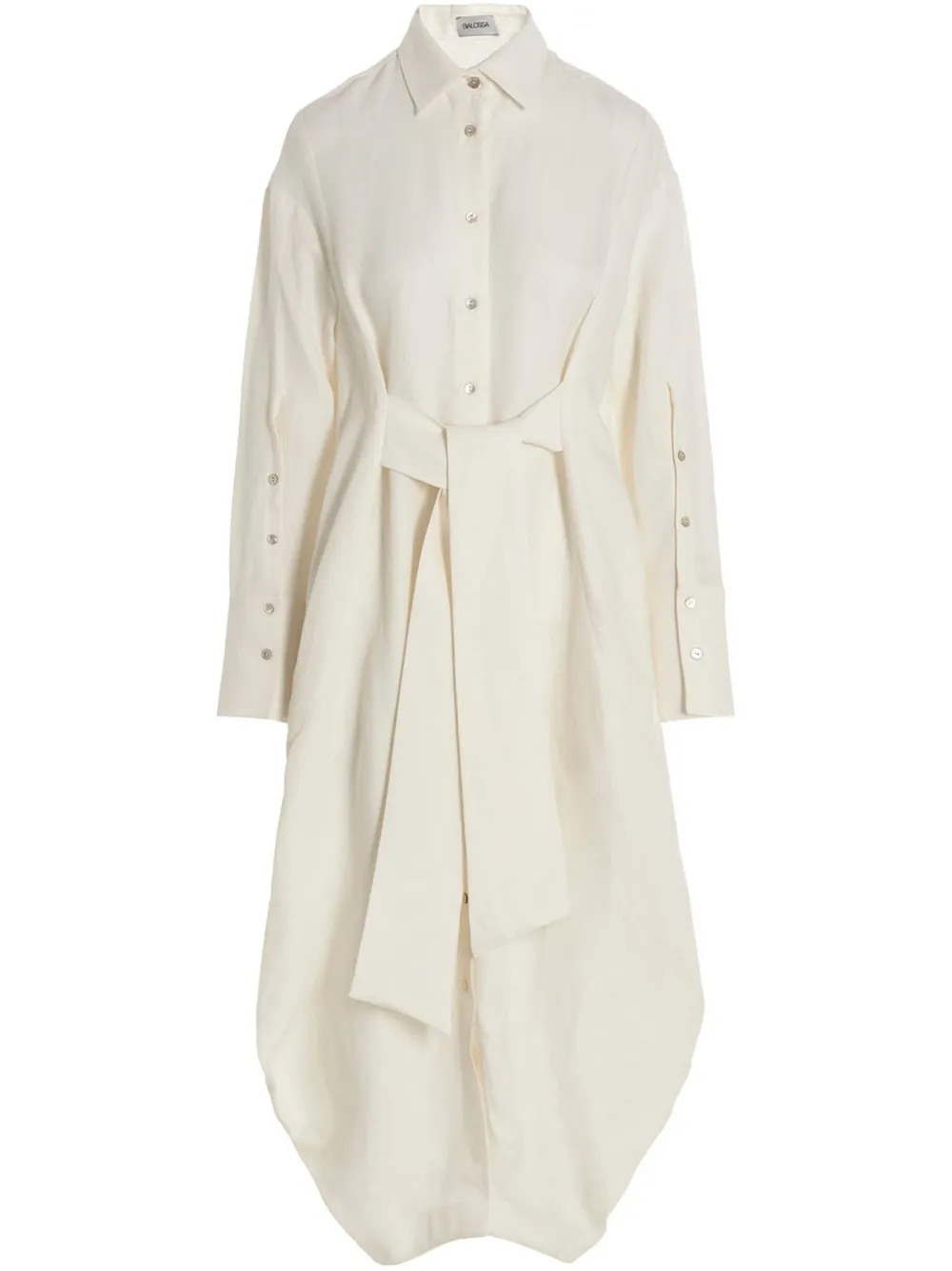 Balossa White Shirt Semira Maxi Dress | White | FARFETCH TR
