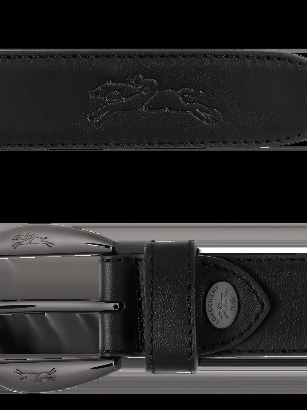 Longchamp Le Pliage Xtra Logo Belt | Negro | FARFETCH MX