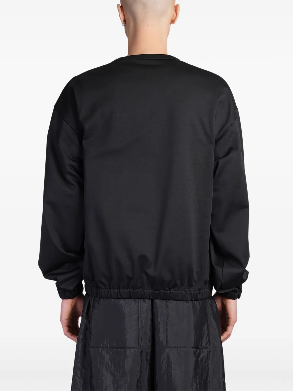 Jil Sander ジップディテール スウェットシャツ | ブラック Jil Sander ジップディテール スウェットシャツ | ブラック