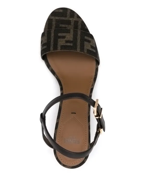 FENDI 65mm Delfina Sandals | Black | FARFETCH FENDI 65mm Delfina Sandals | Black | FARFETCH