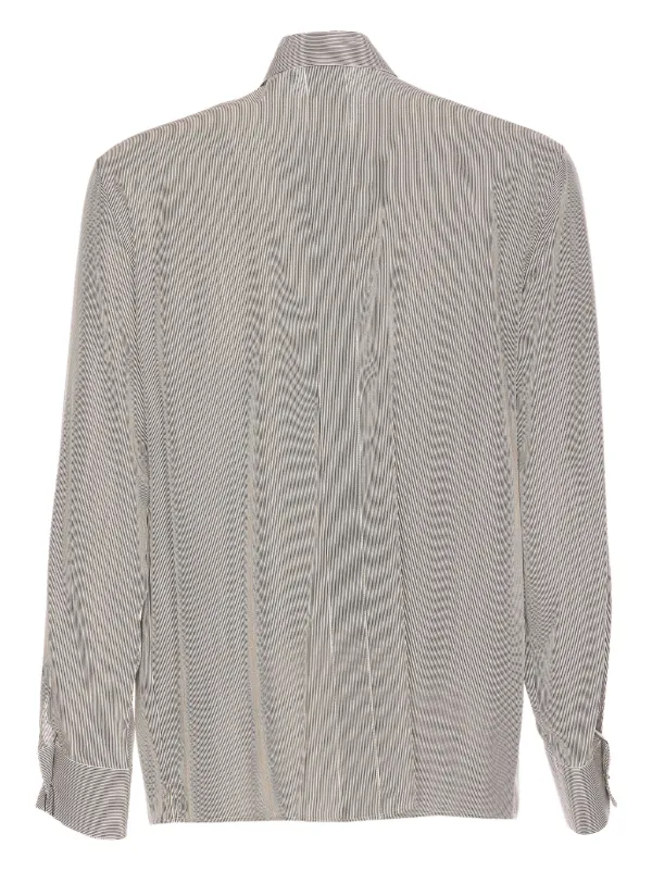 Saint Laurent Silk Shirt | Black | FARFETCH Saint Laurent Silk Shirt | Black | FARFETCH