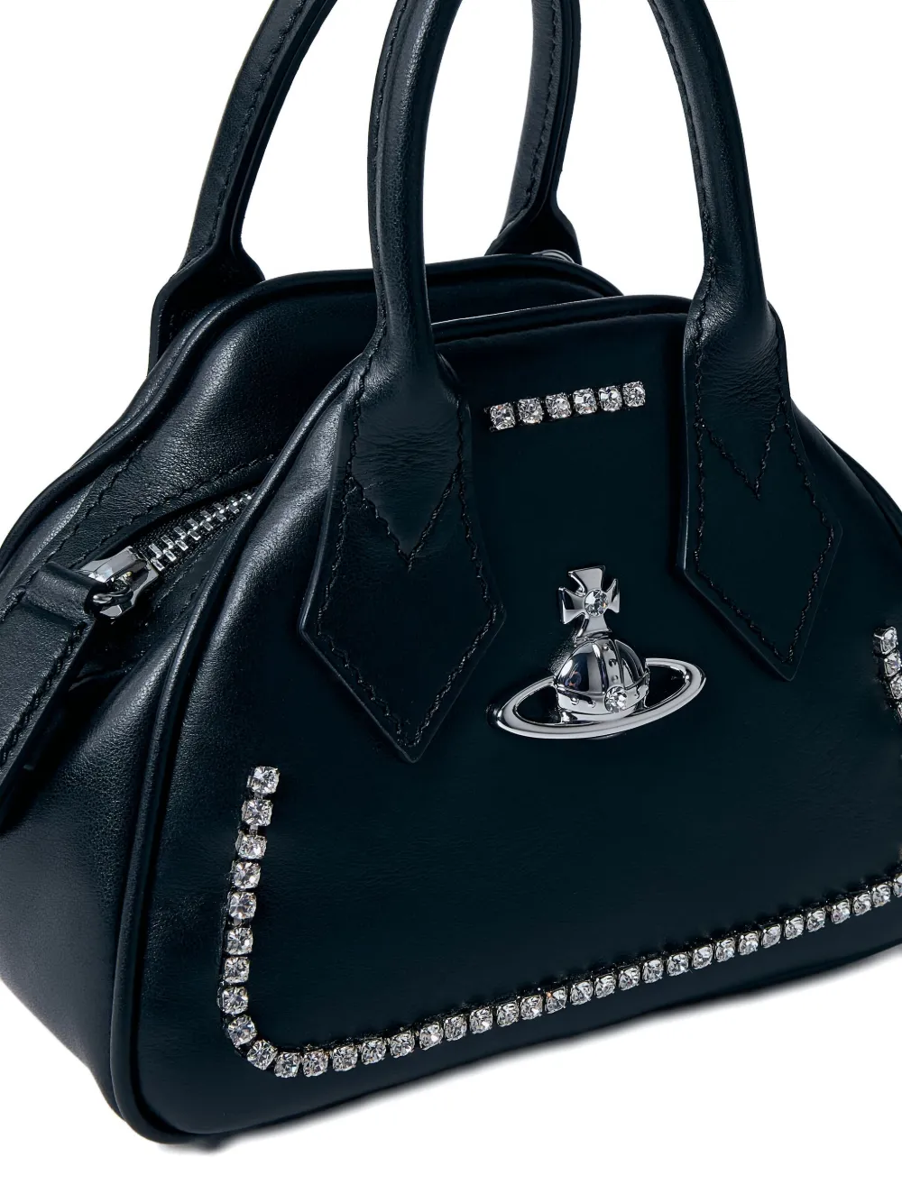 Vivienne Westwood Mini Yasmin Shoulder Bag | Black | FARFETCH Vivienne Westwood Mini Yasmin Shoulder Bag | Black | FARFETCH