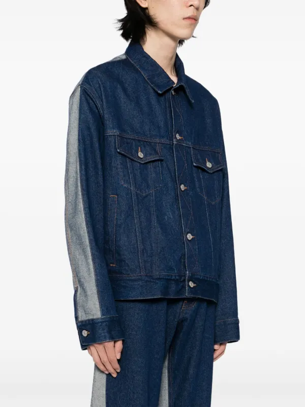 MM6 Maison Margiela Patched Denim Jacket | Blue | FARFETCH MM6 Maison Margiela Patched Denim Jacket | Blue | FARFETCH