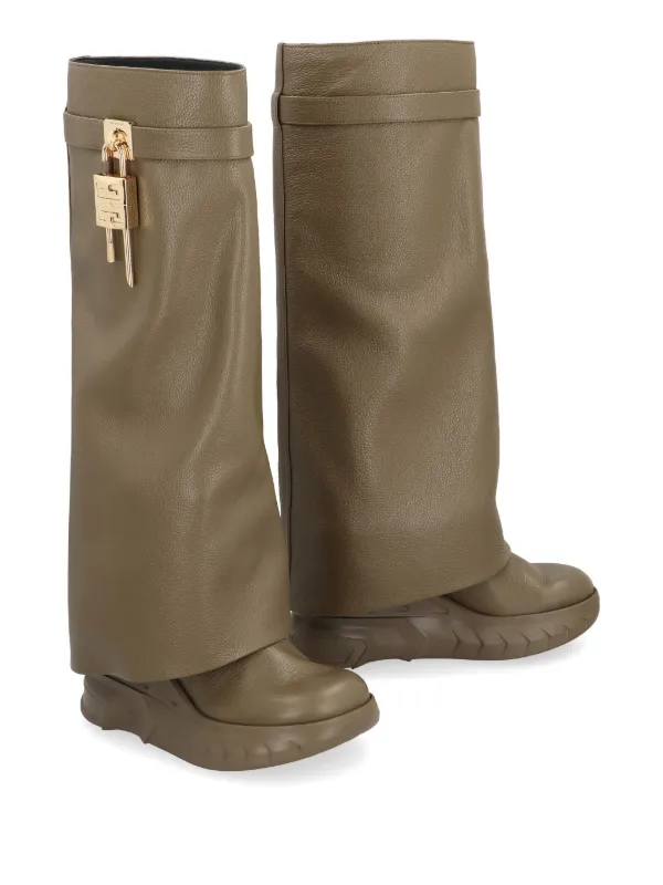Givenchy Shark Lock Biker Boots | Brown | FARFETCH Givenchy Shark Lock Biker Boots | Brown | FARFETCH