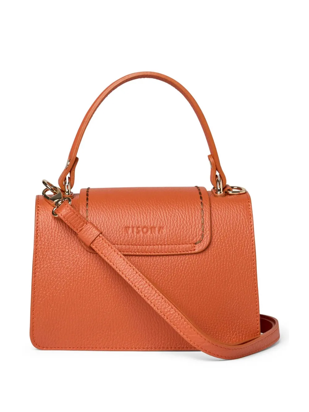 VISONA` Leather Tote Bag | Orange | FARFETCH AO