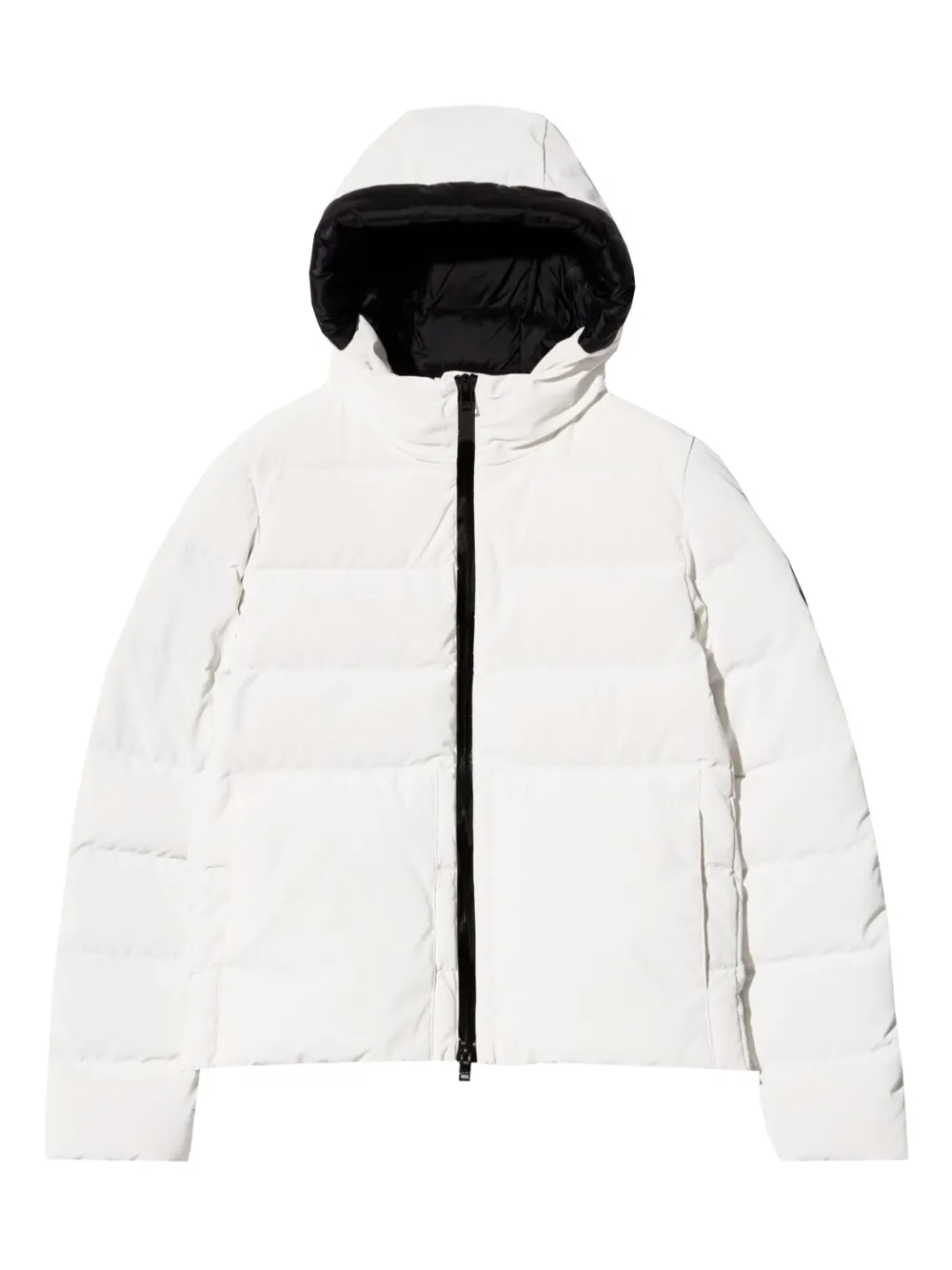 MUSEUM logo-patch Puffer Jacket | White | FARFETCH
