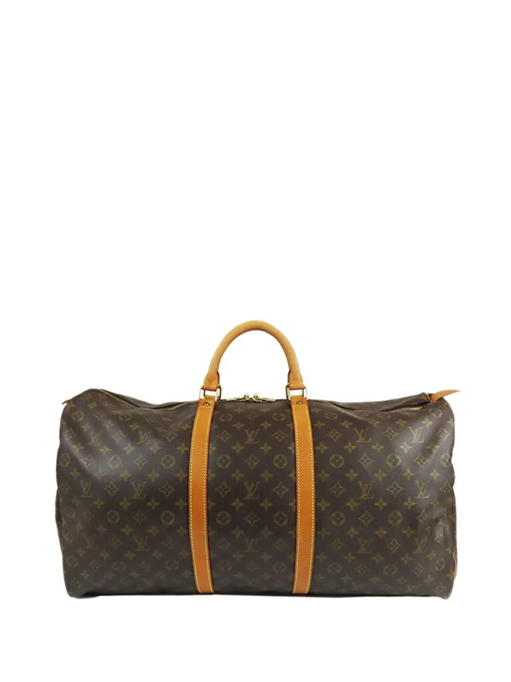Louis Vuitton Pre-Owned 1995 Monogram Keepall 60 Travel Bag | ブラウン | FARFETCH JP