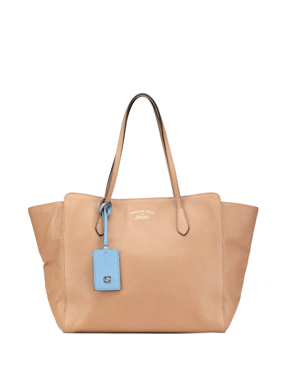 Gucci Pre-Owned 20th Century Medium Leather Swing With Tags Tote Bag ...