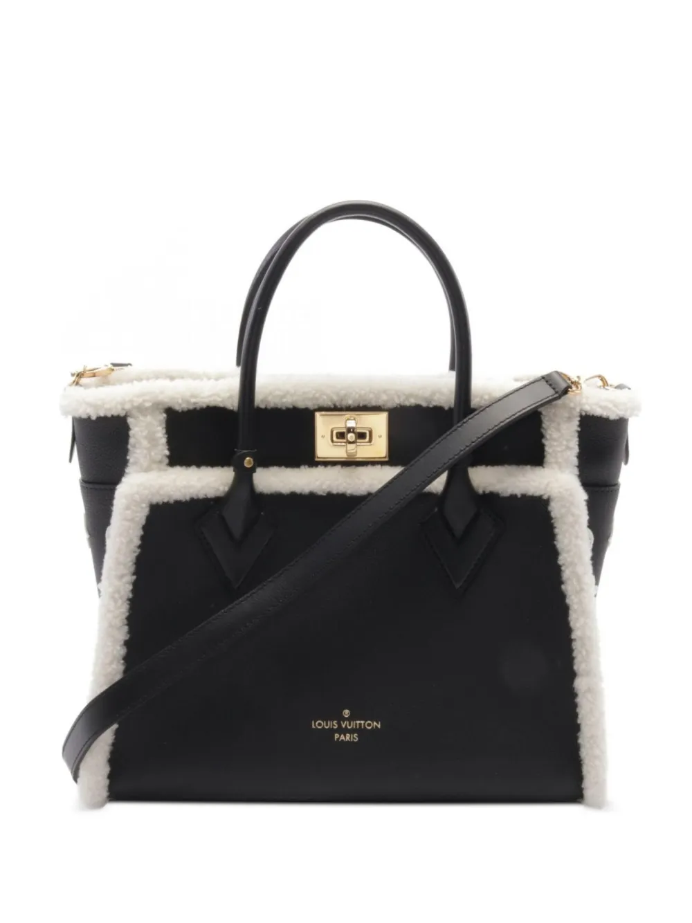 Louis Vuitton Pre-Owned 2021's On My Side Handbag | Black | FARFETCH UK