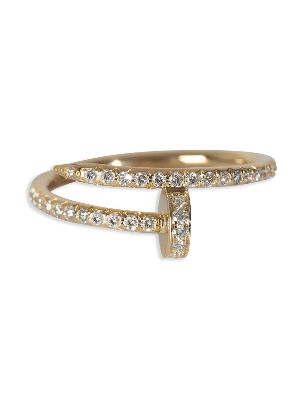 Cartier 18K Yellow Gold Small Juste Un Clou Diamond Ring | Gold | FARFETCH HK