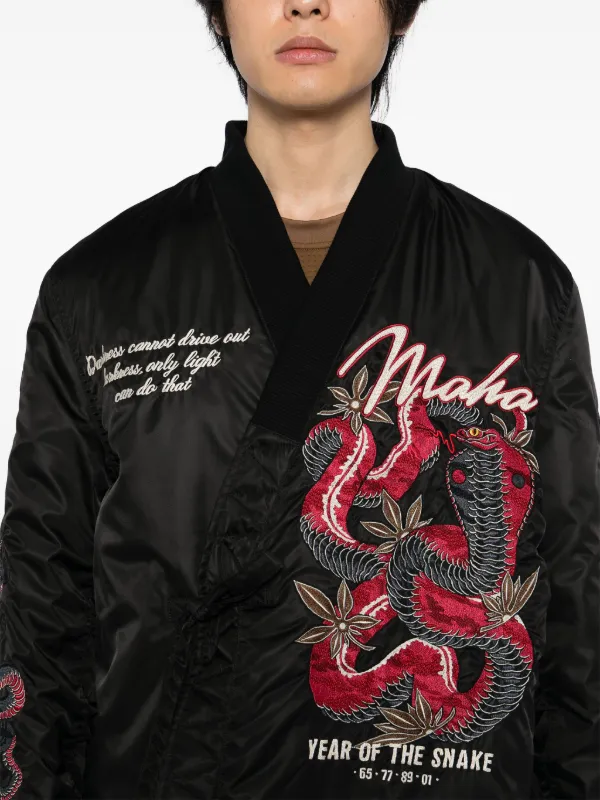 Maharishi Year Of The Snake Jacket | Black | FARFETCH Maharishi Year Of The Snake Jacket | Black | FARFETCH