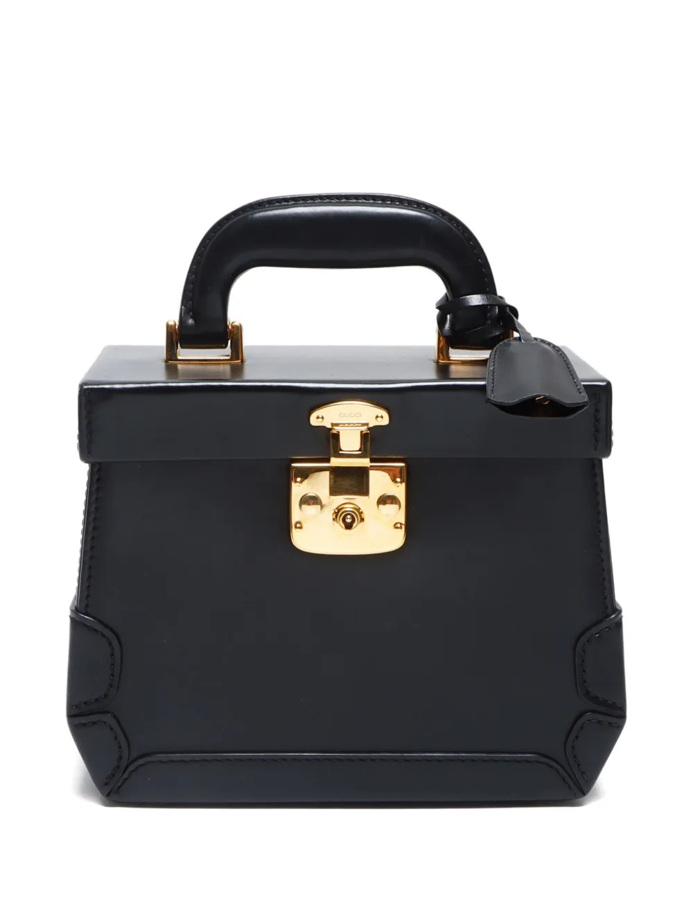 Gucci Pre-Owned 1990-2000s Lady Lock Vanity Bag | Black | FARFETCH AU