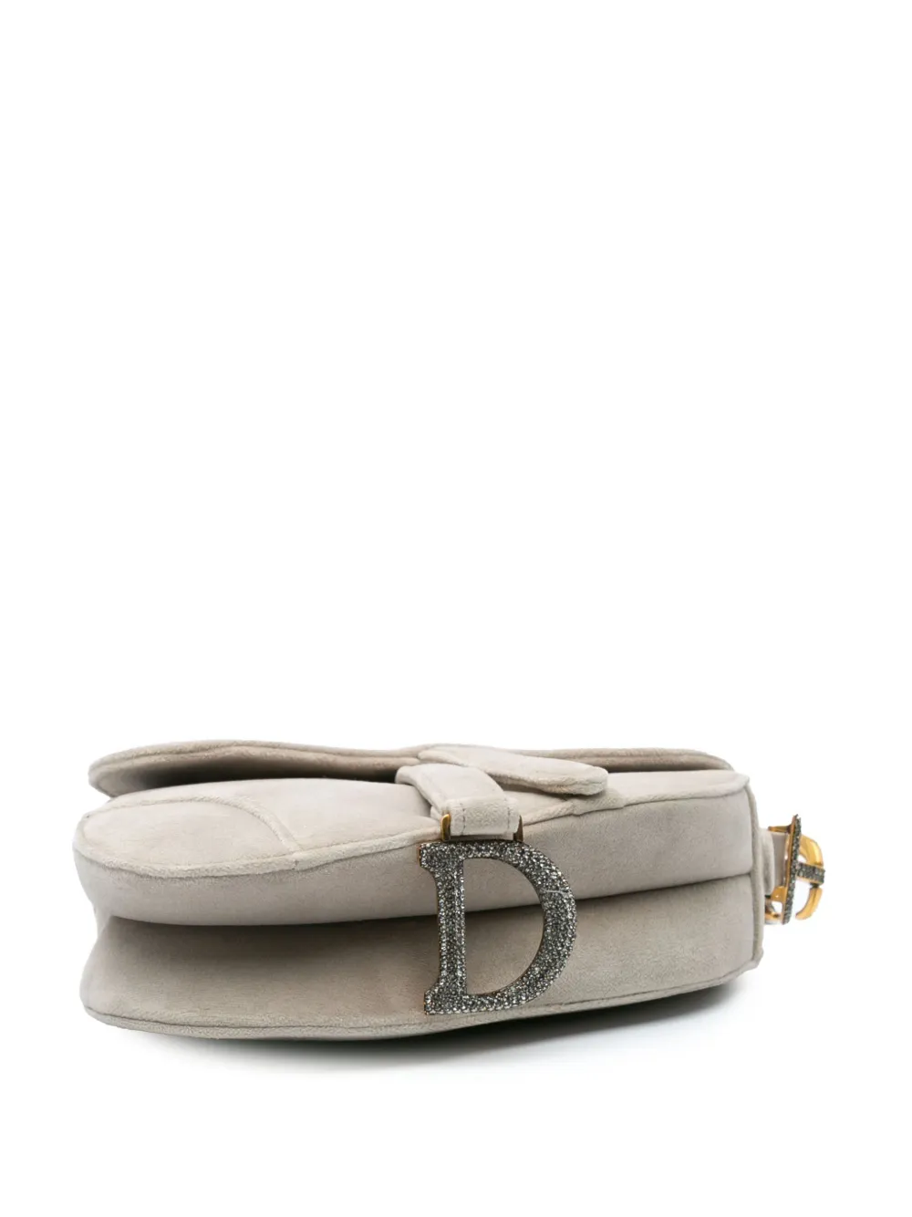 Christian Dior Pre-Owned 2020 Mini Velvet Crystal Christian Dior Pre-Owned 2020 Mini Velvet Crystal