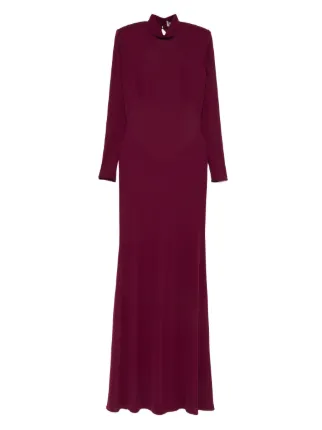 The New Arrivals Ilkyaz Ozel Venum Maxi Dress | Red | FARFETCH AZ