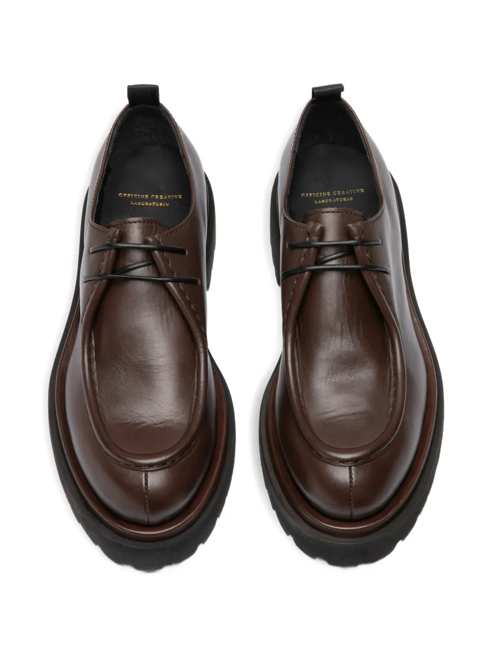 Officine Creative Wisal 002 lug-sole lace-up Derby shoes Bruin ...