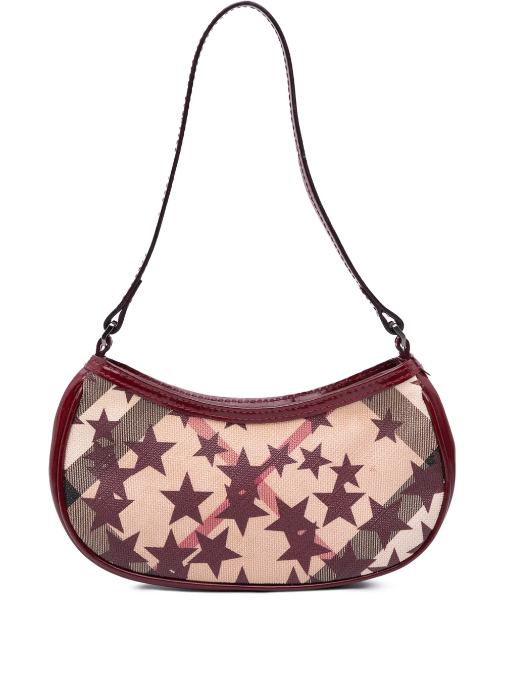 Burberry Pre-Owned 2000-2024 Mini Supernova Check Coated Canvas Stars ...